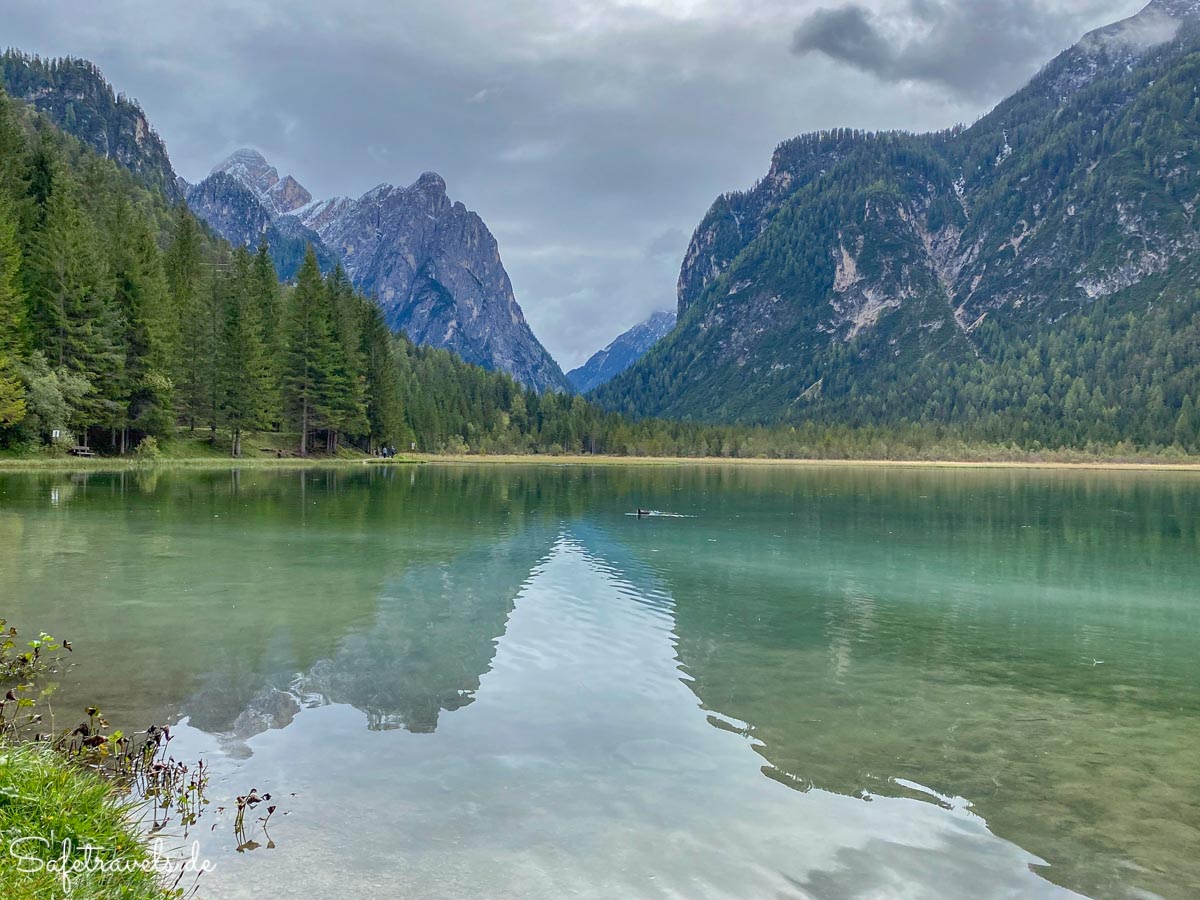 Toblacher See Rundweg- Wanderung in den Dolomiten