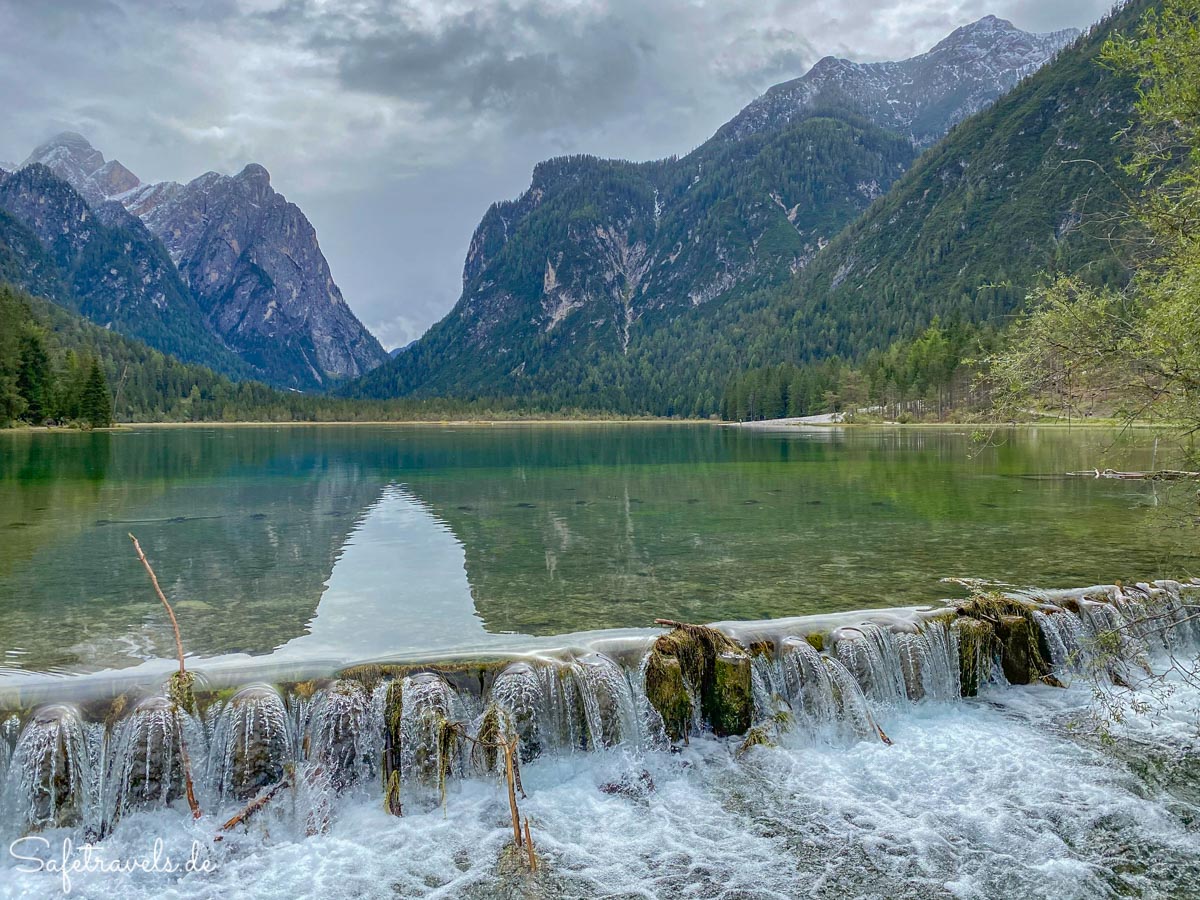 Toblacher See Rundweg- Wanderung in den Dolomiten