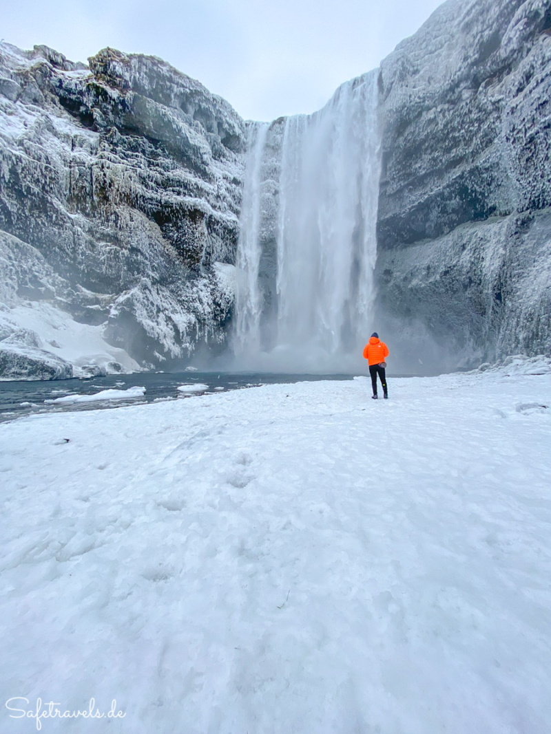 Skogafoss und Seljalandsfoss - Islands Wasserfälle im Winter